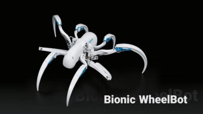 نگاهی به حیوان رباتی عنکبوتی Bionic WheelBot - سپید داینامیک